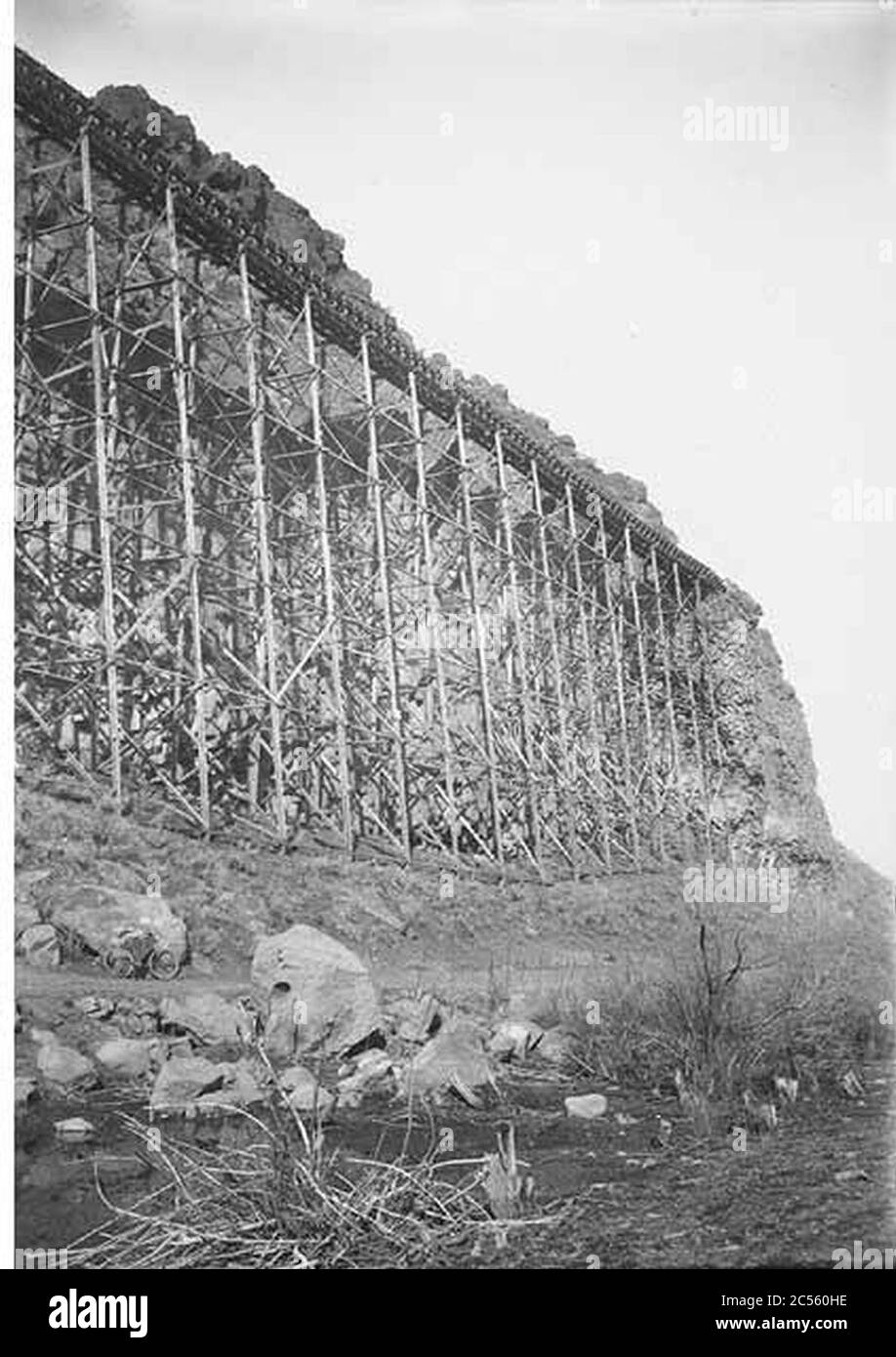 Flume road Black and White Stock Photos & Images - Alamy