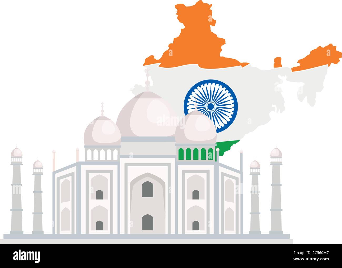 Indian Monuments Clipart