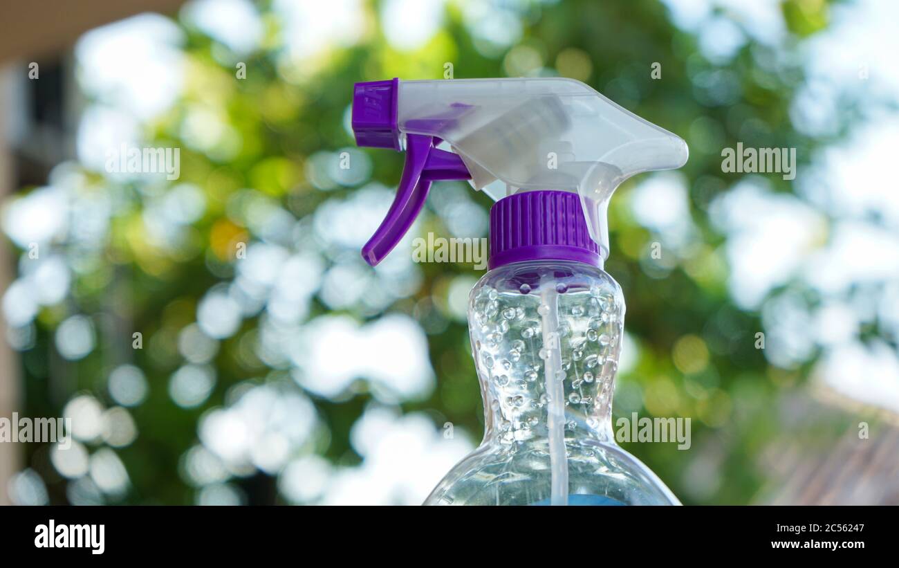 Hand sanitizer table hi-res stock photography and images - Alamy