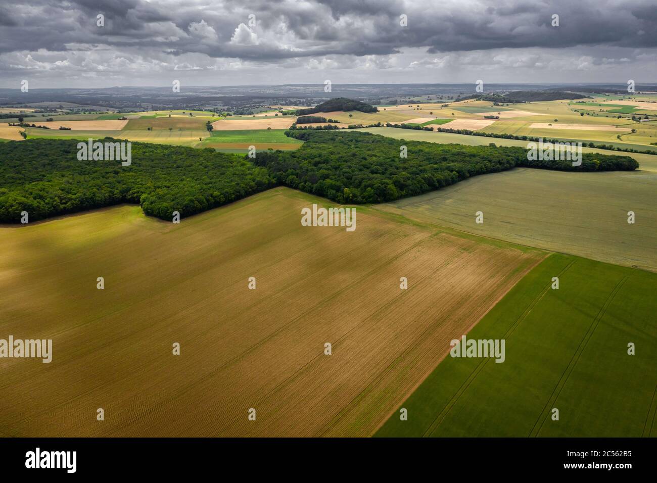 Aerial shot breathtaking landscape under hi-res stock photography and ...