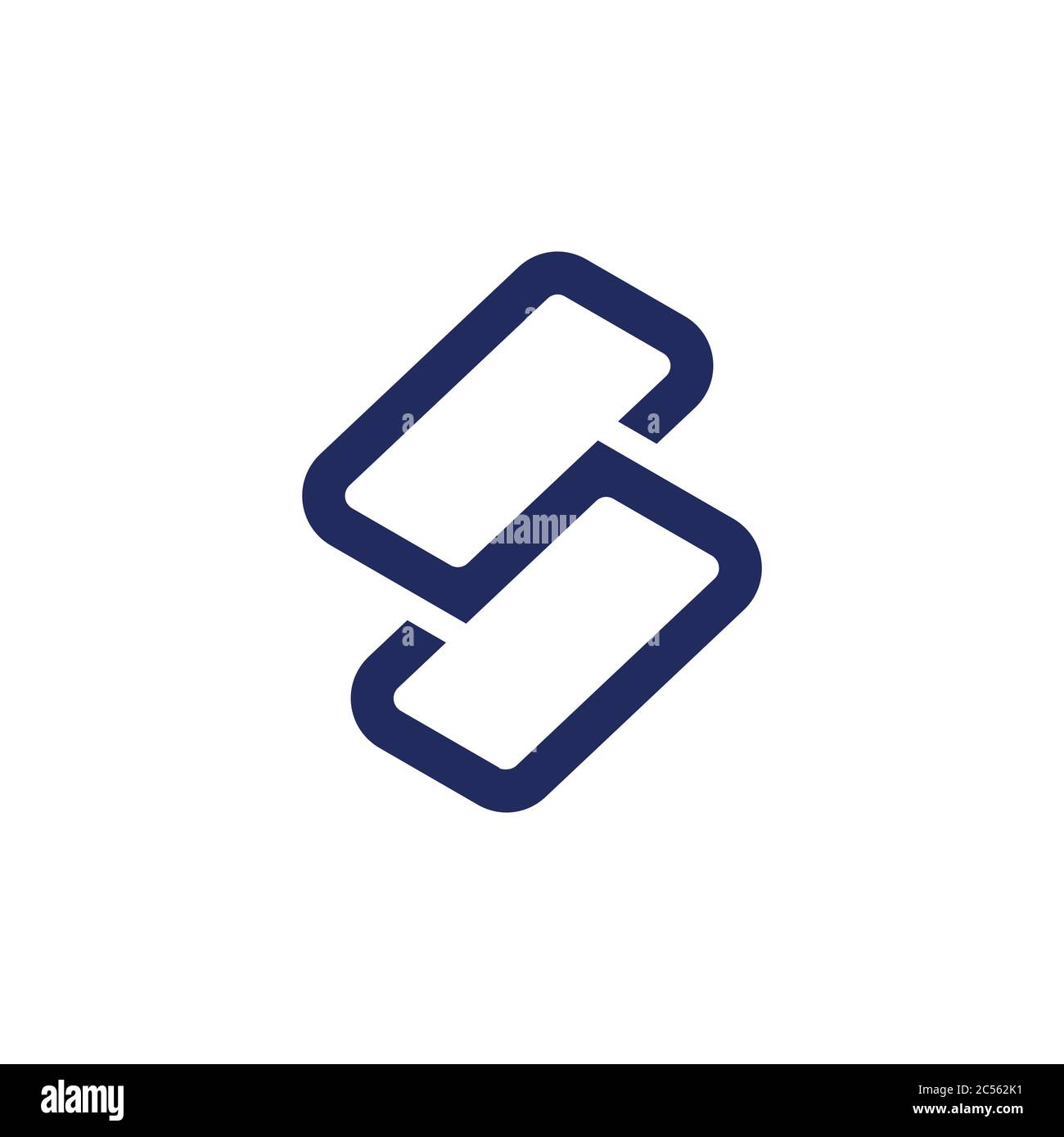 letter s simple lines geometric logo vector Stock Vector Image & Art ...
