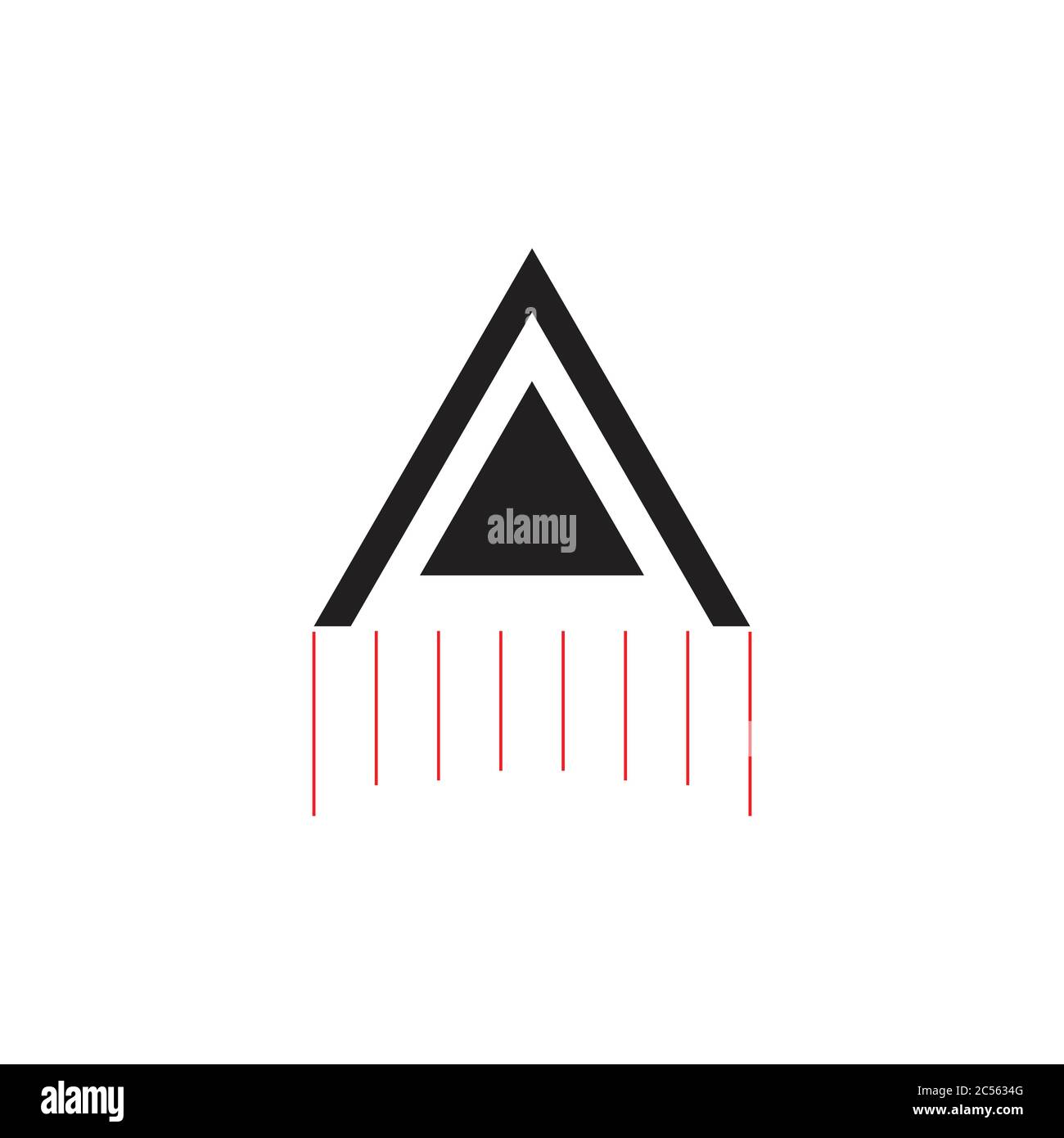 Glowing up arrow icon Cut Out Stock Images & Pictures - Alamy