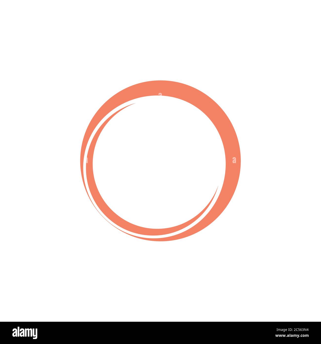 3d circle ring symbol logo vector Stock Vector Image & Art - Alamy
