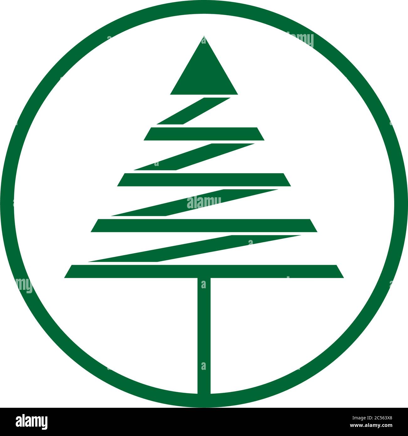 Merry christmas logo circle Stock Vector Images - Alamy