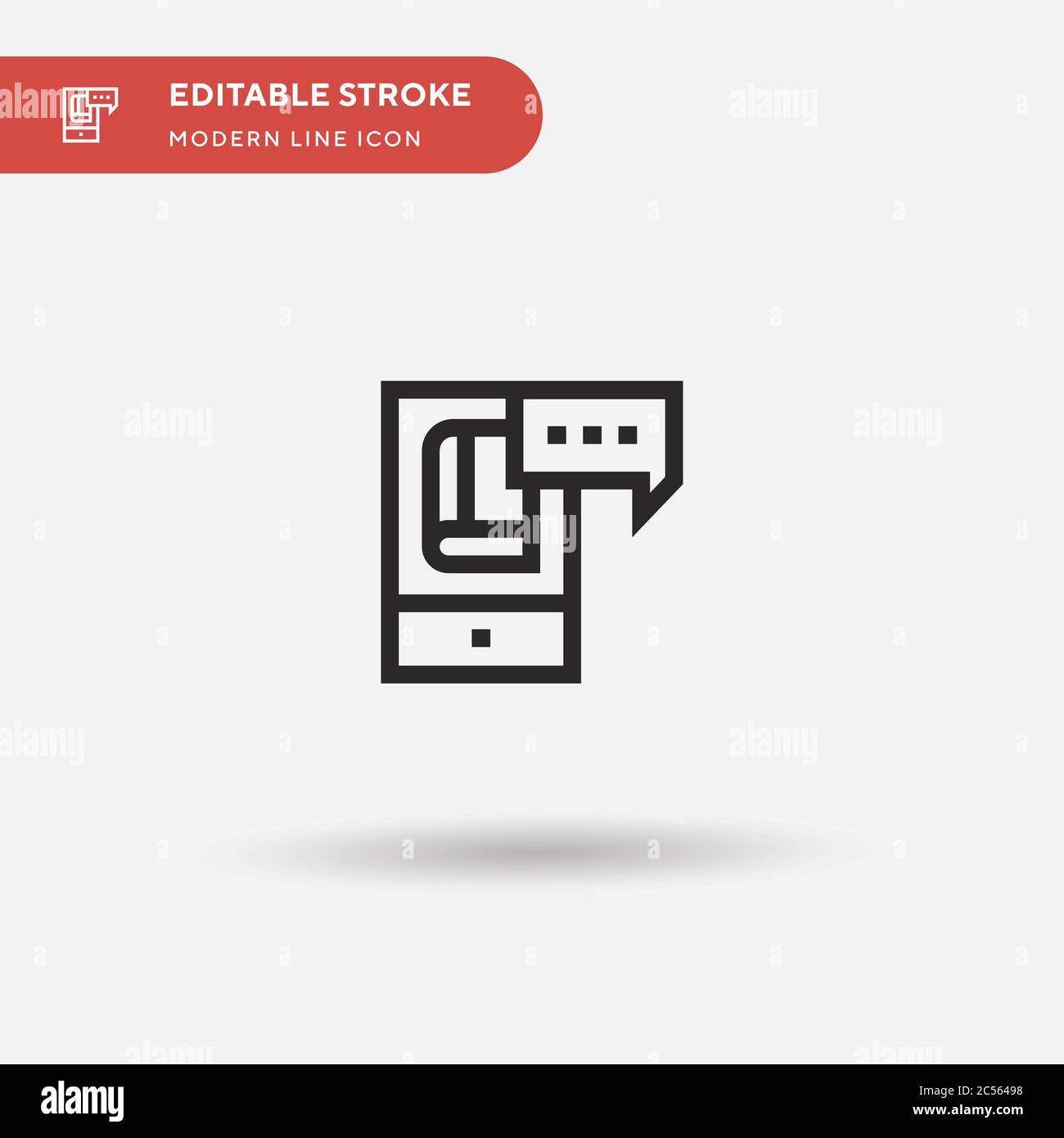 Ebook Simple vector icon. Illustration symbol design template for web ...