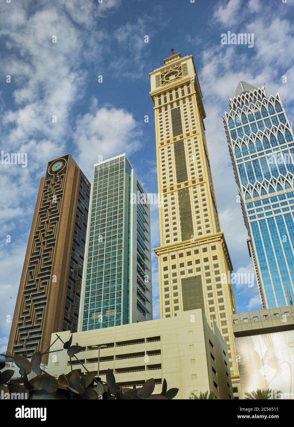 Al Yaqoub Tower, Dubai, United Arab Emirates Stock Photo - Alamy
