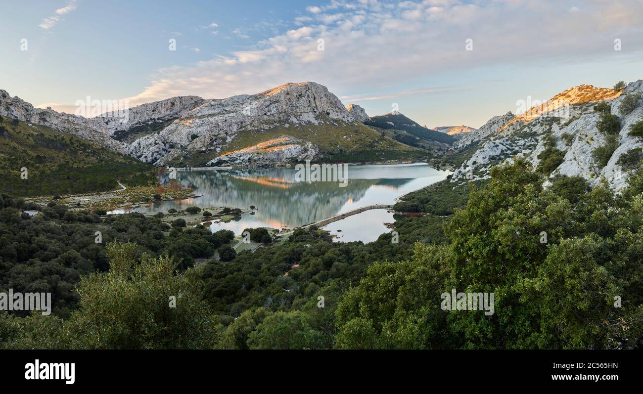 Embassament de Cúber, Serra de Tramuntana, Mallorca, Balearic Islands ...