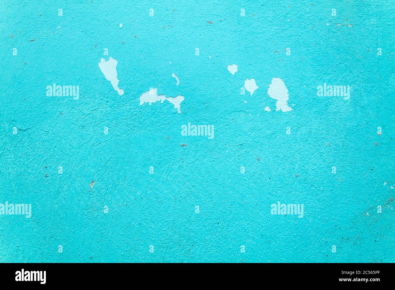 Damaged turquoise wall texture for a background Stock Photo - Alamy