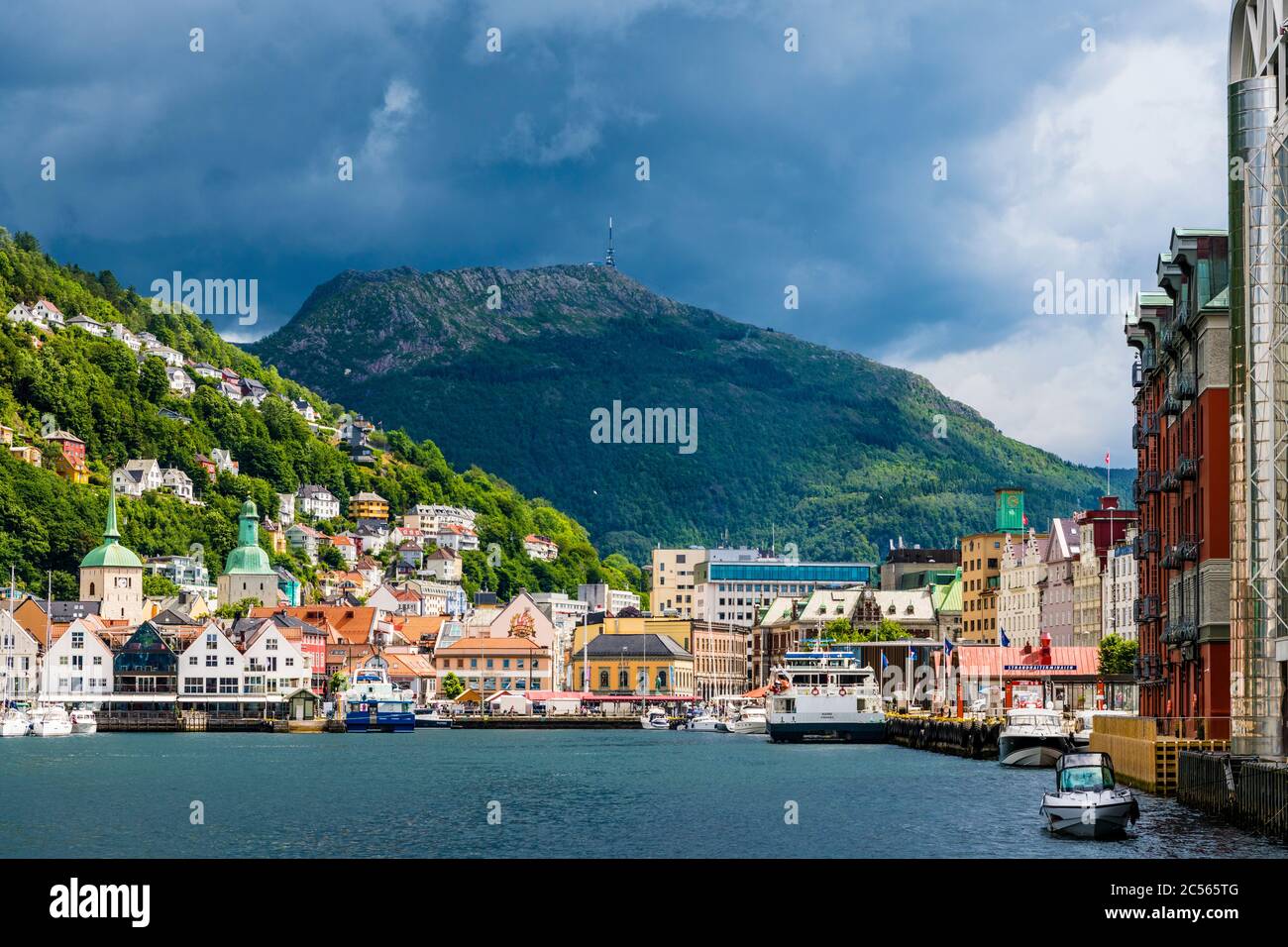 Bergen, the largest city on the Norwegian west coast Stock Photo - Alamy