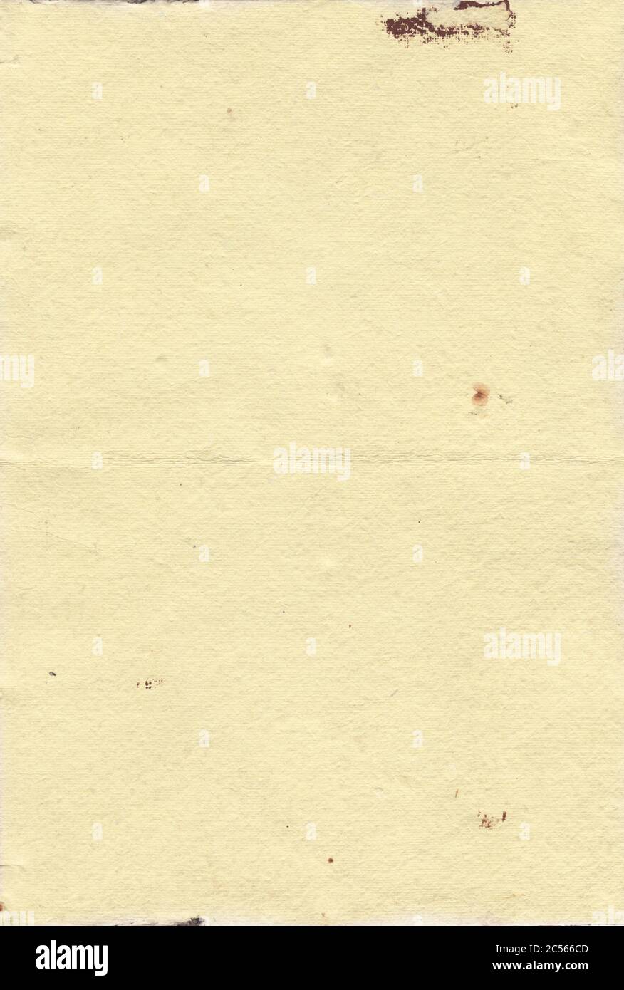 Vertical shot of an empty old yellow paper texture Stock Photo - Alamy