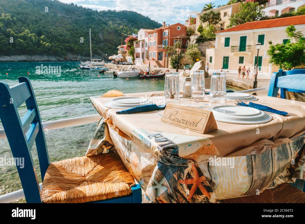 Typical greek fishing village hi-res stock photography and images - Alamy