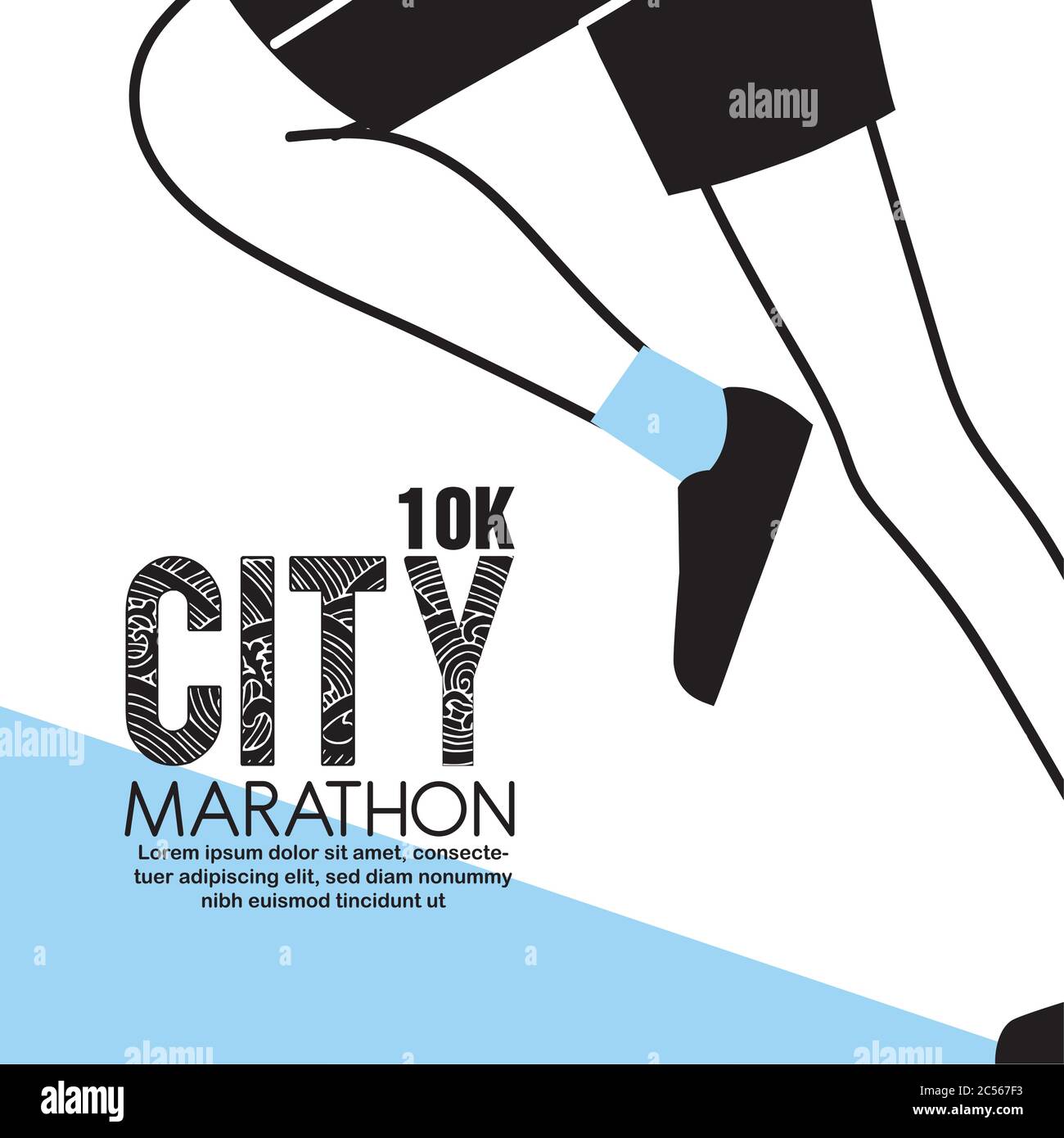 10k race Stock Vector Images - Alamy