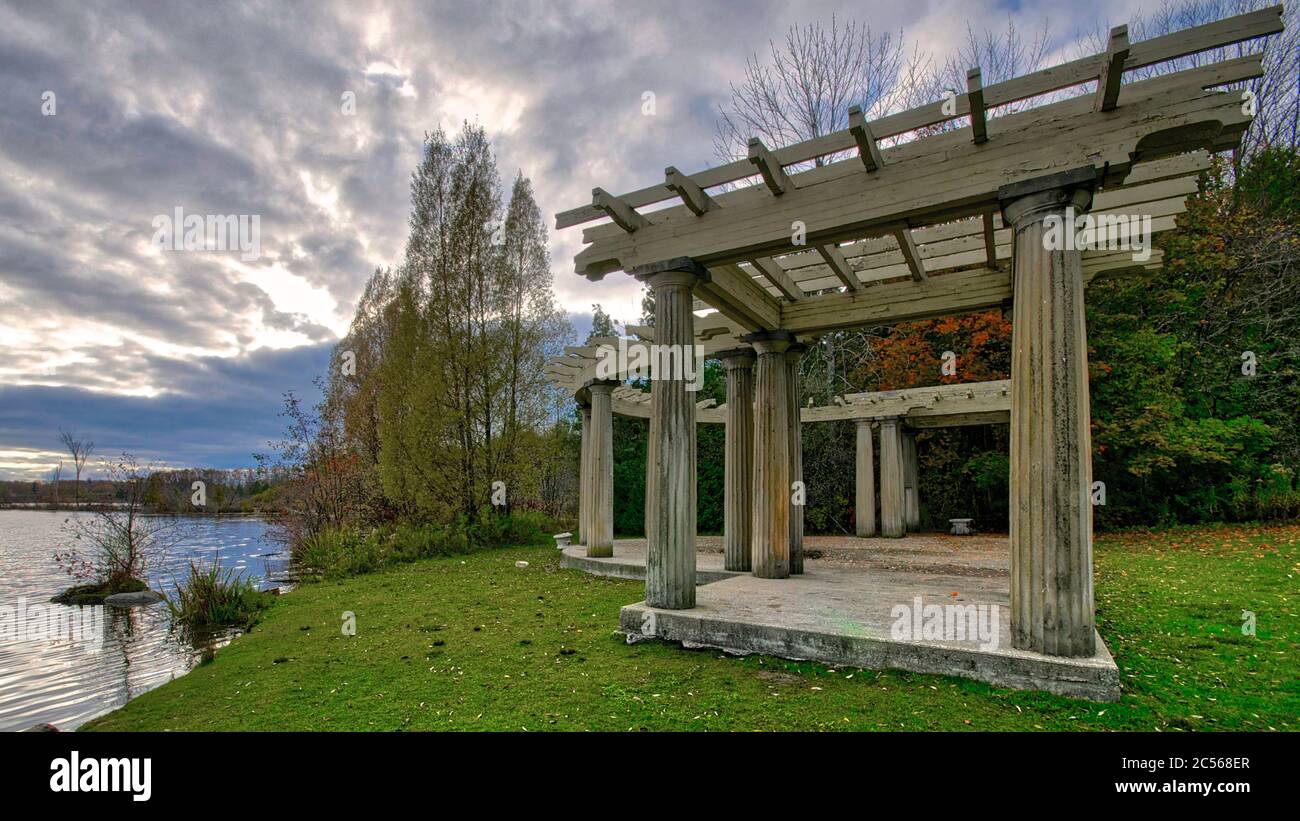 Patio pergola hi-res stock photography and images - Alamy