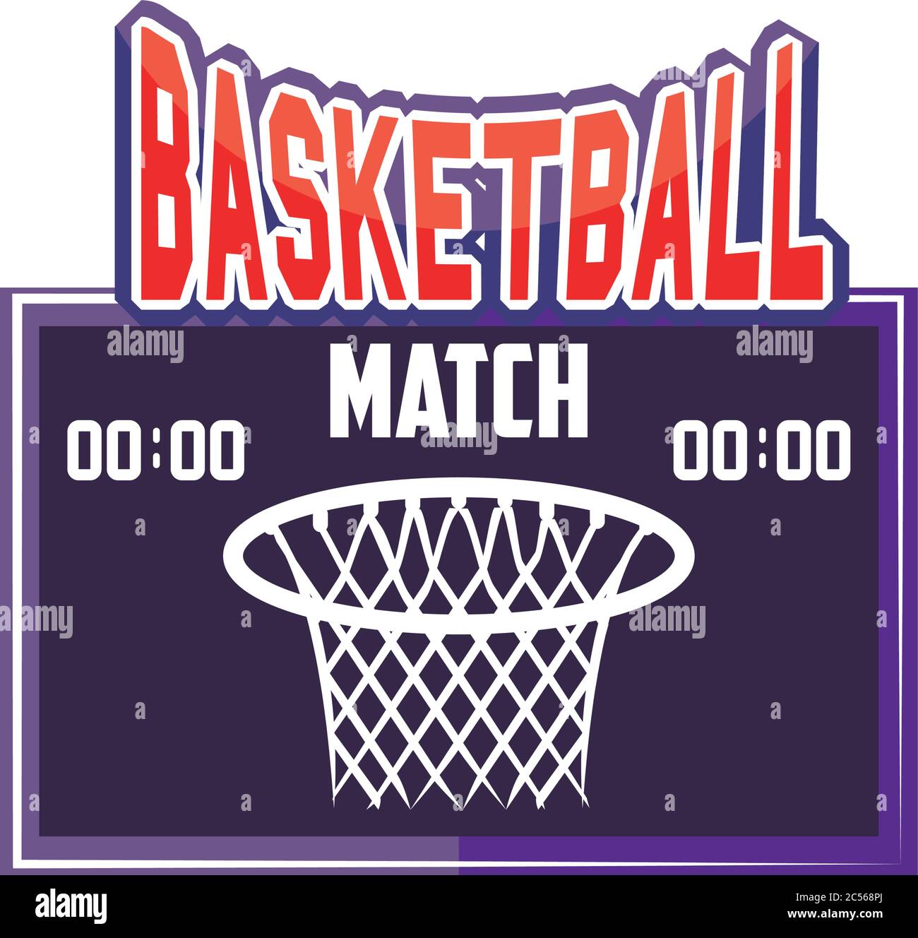 Basket detailed style icon design, Basketball sport hobby competition ...