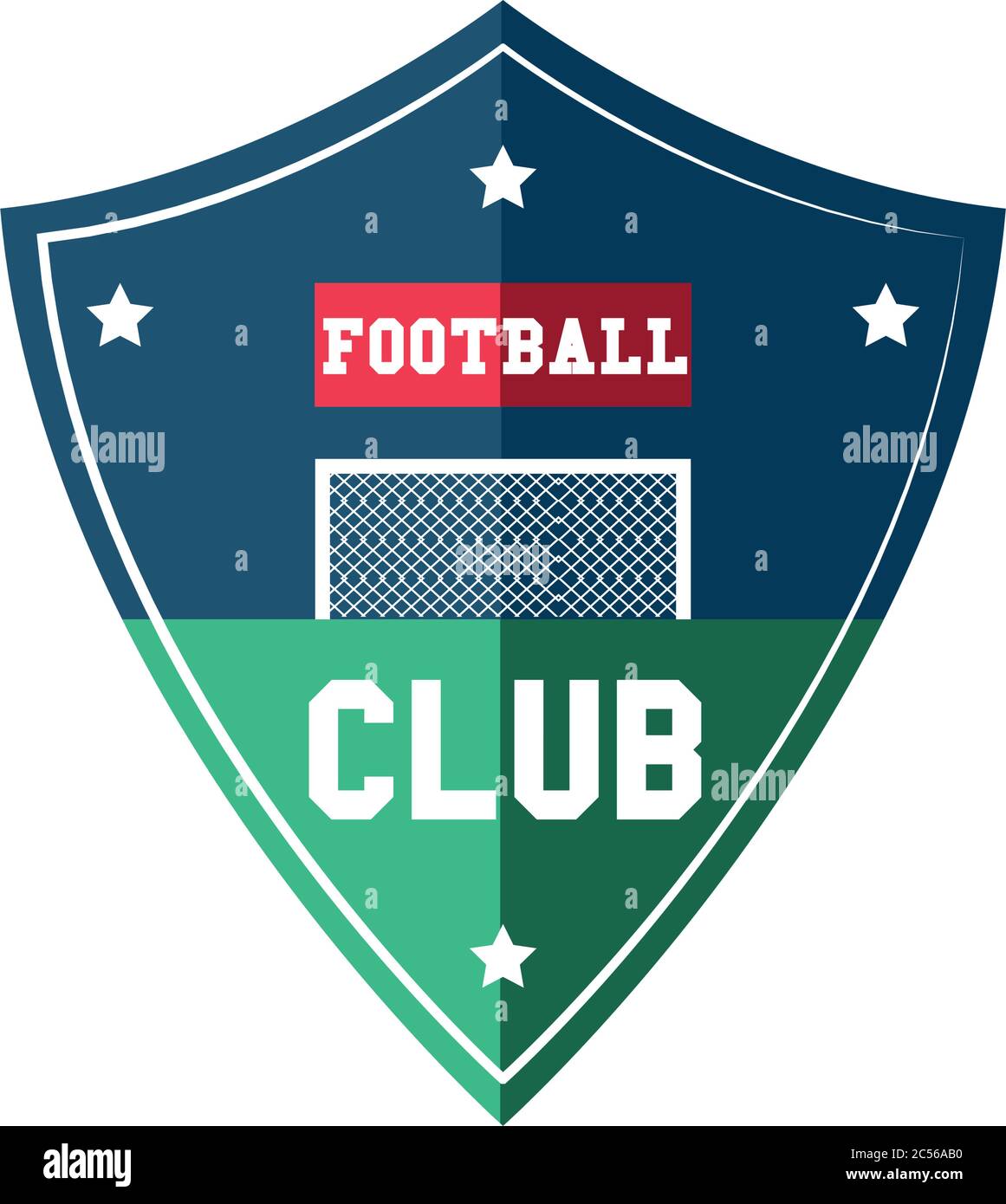 goal inside shield detailed style icon design, Soccer football club cup ...