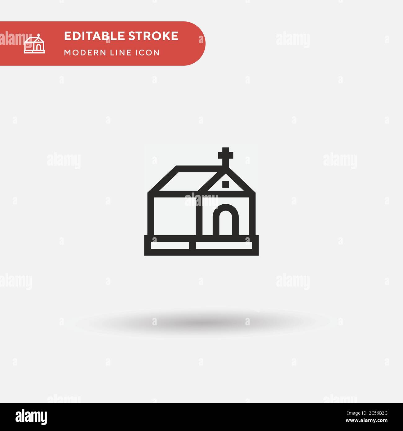Crypt Simple vector icon. Illustration symbol design template for web ...
