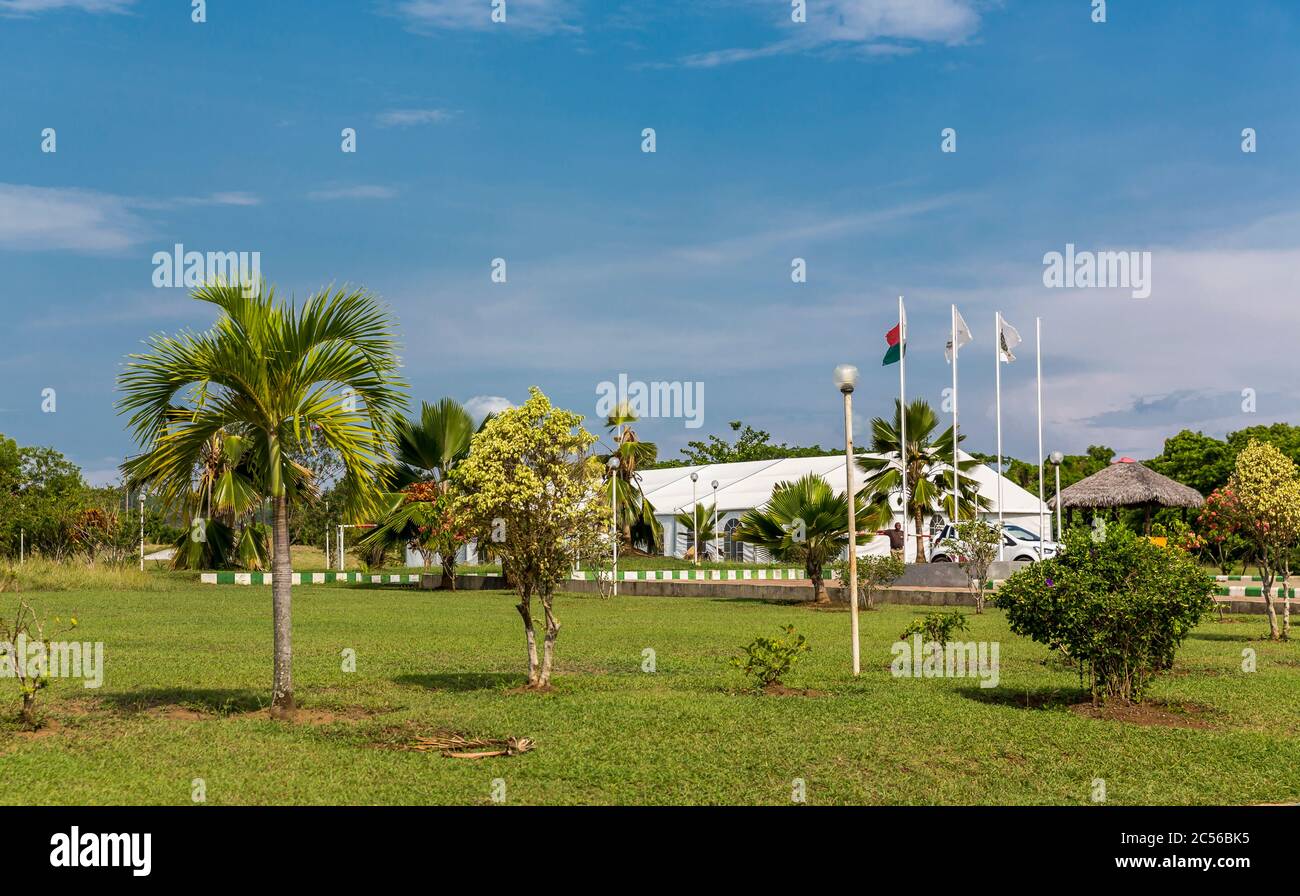 Golf course, Nosy Bé Island, Madagascar, Africa Stock Photo - Alamy