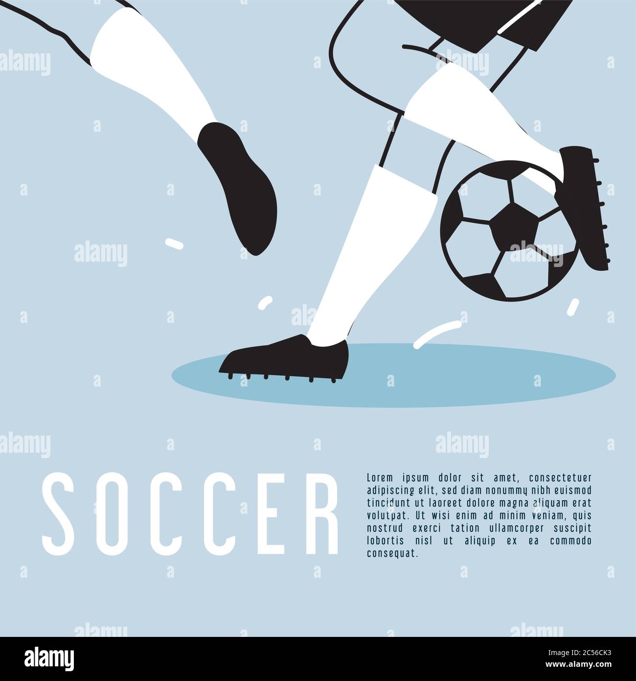 Footballer legs Stock Vector Images - Alamy