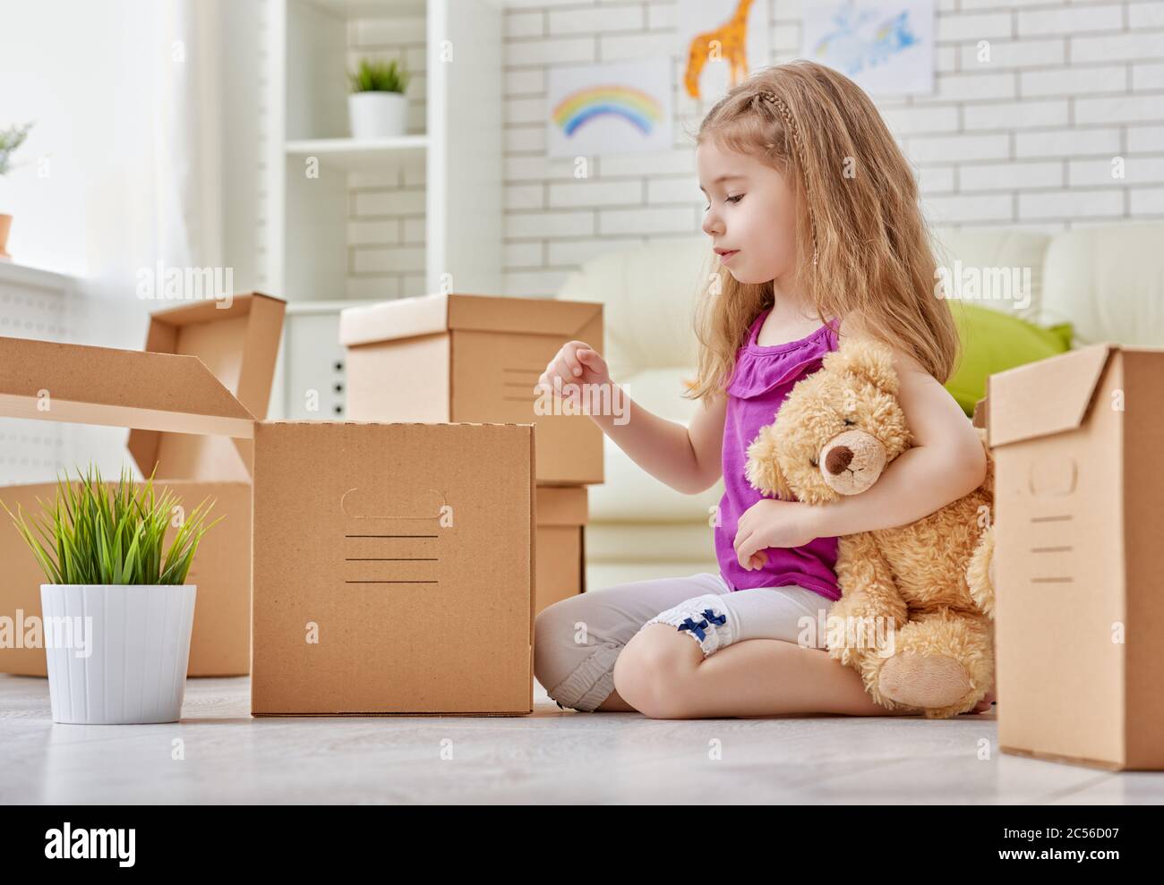 the move to a new home Stock Photo - Alamy