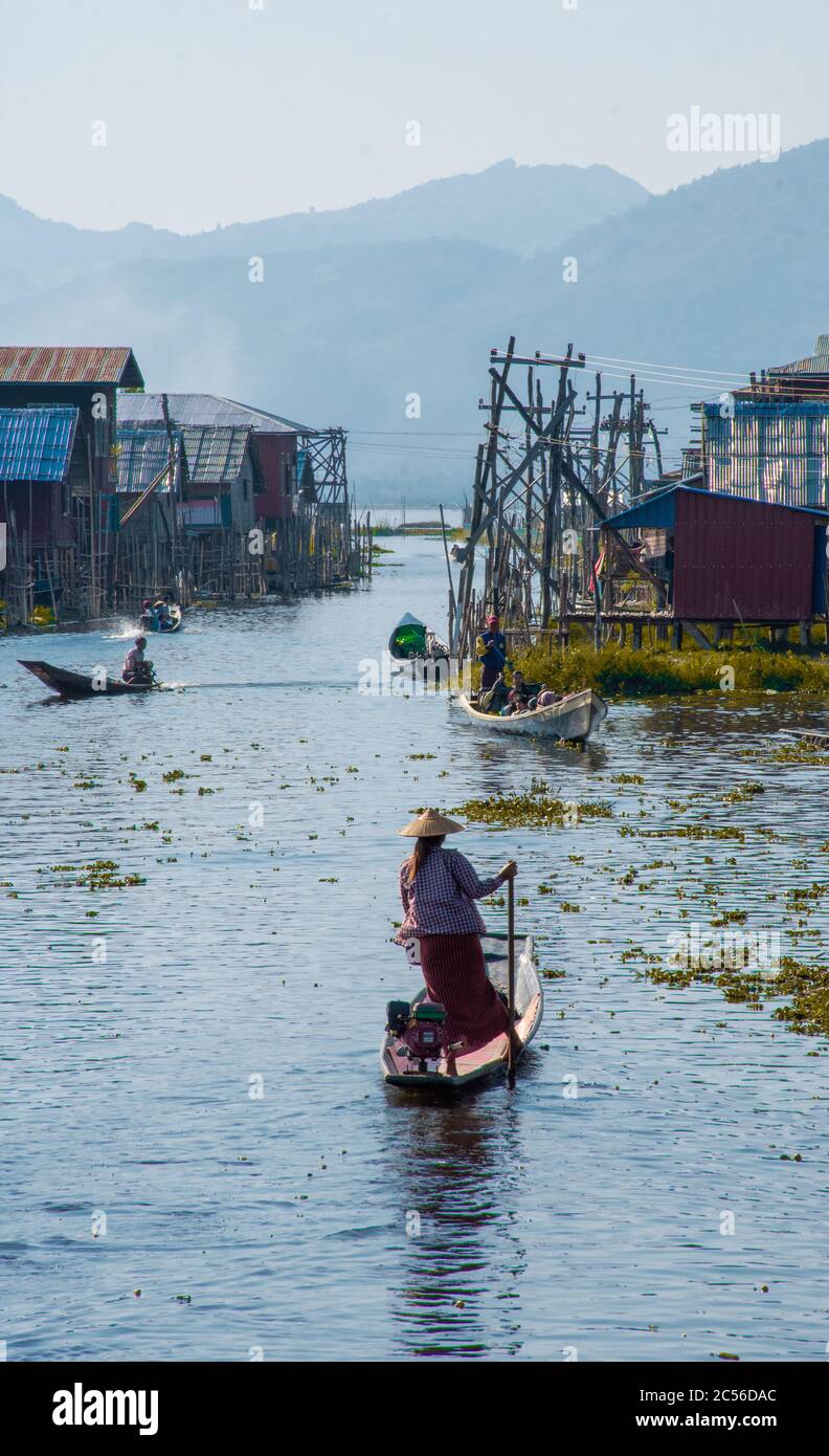 life in a local village in Myanmar Stock Photo - Alamy