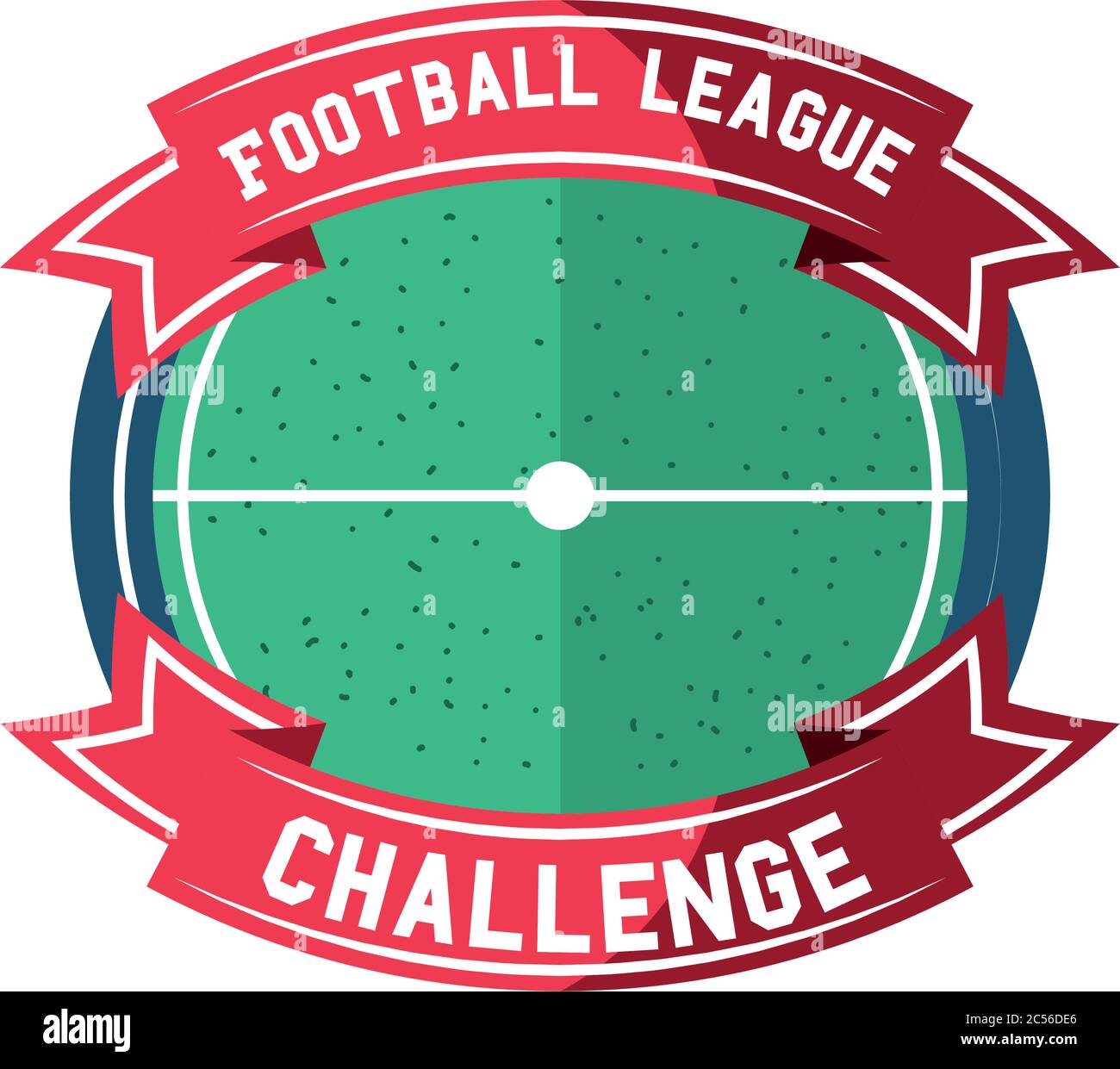 Football ribbons Stock Vector Images - Alamy