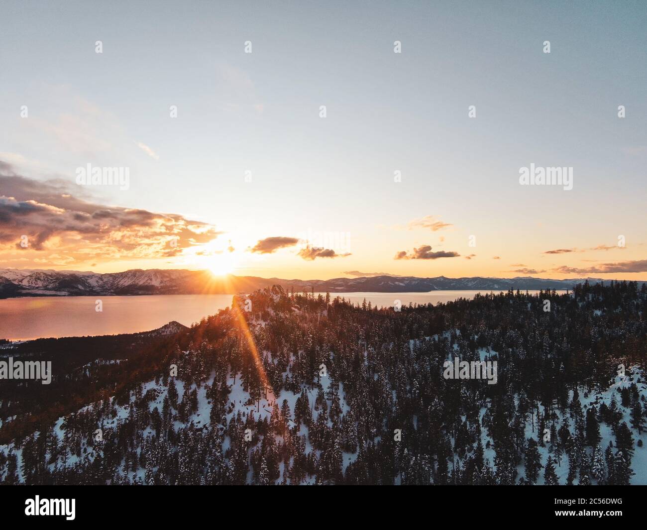 Winter lake tahoe landscapes hi-res stock photography and images - Alamy
