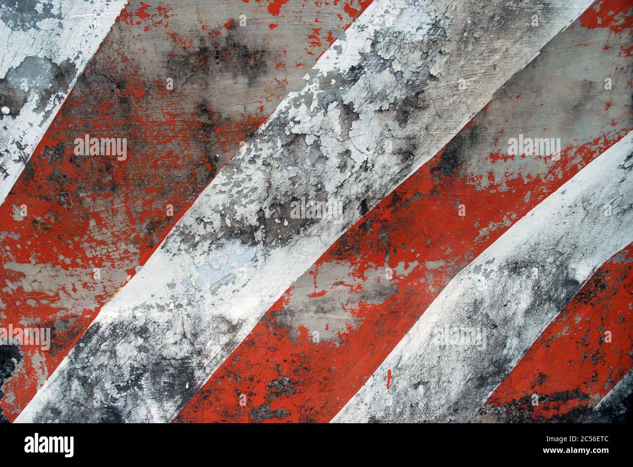 Decayed Painted Kerbside, Manila, Philippines Stock Photo - Alamy