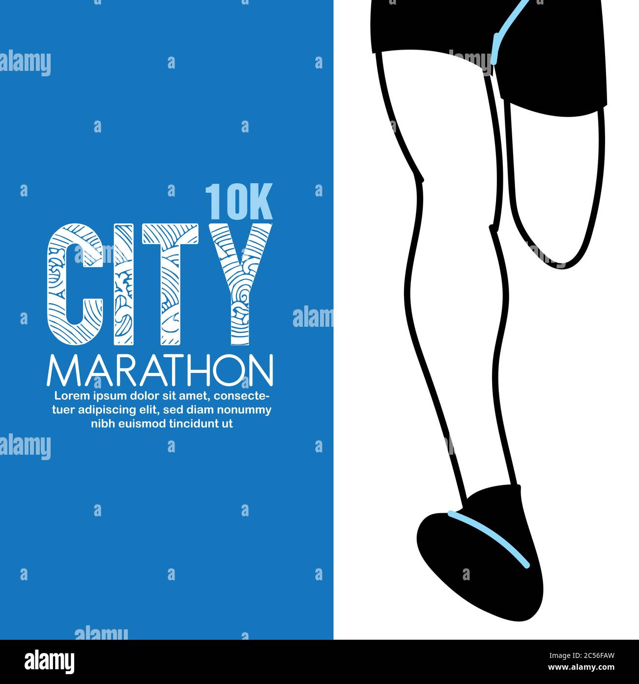 10k Running Stock Vector Images - Alamy