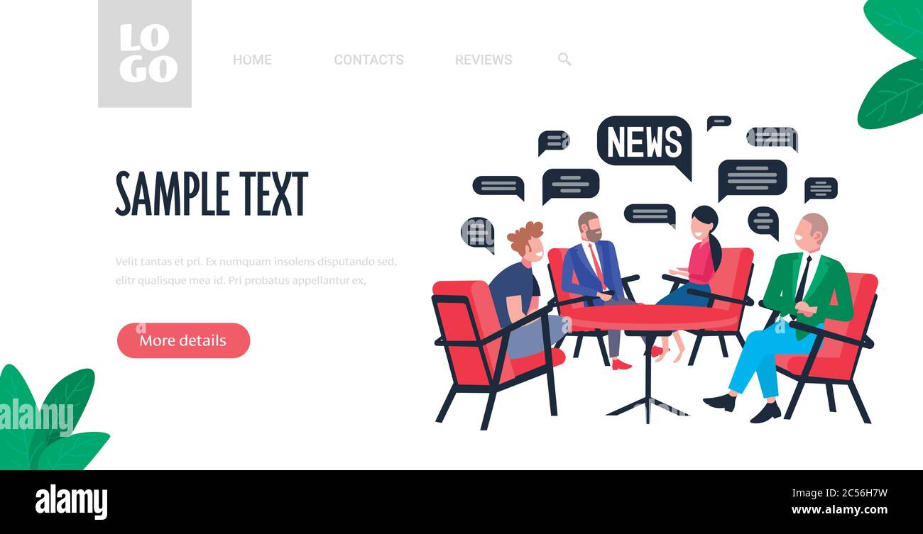 businesspeople chatting during conference meeting chat bubble ...