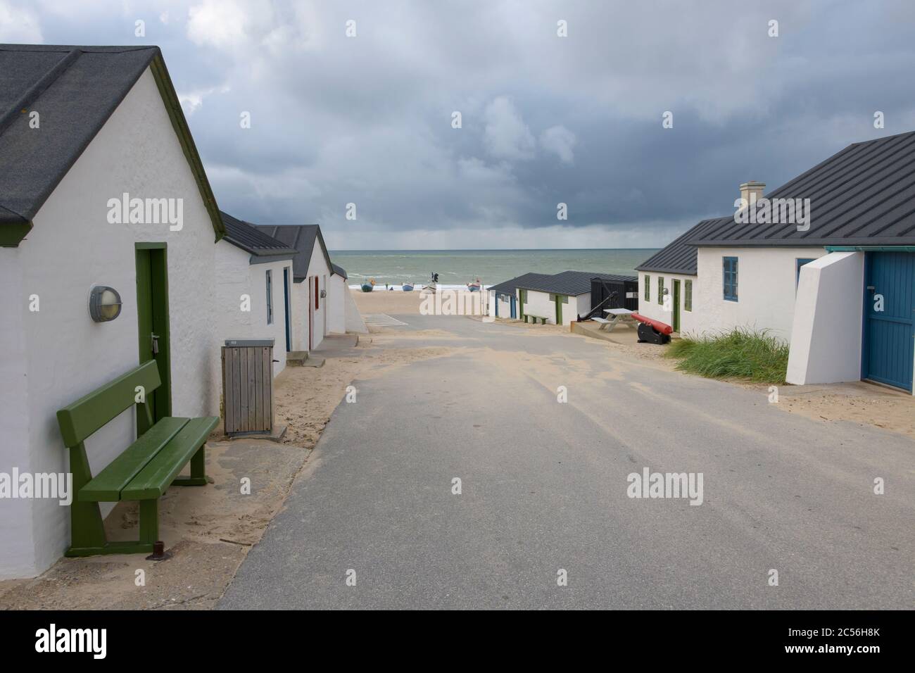 Historical port, Stenbjerg, Snedsted, Nationalpark Thy, North Sea ...