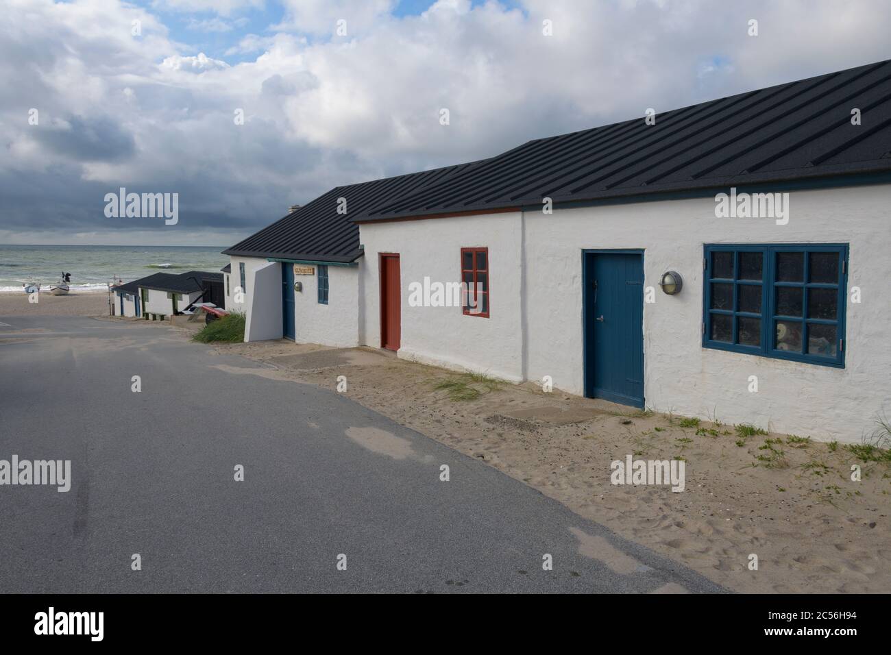 Historical port, Stenbjerg, Snedsted, Nationalpark Thy, North Sea ...