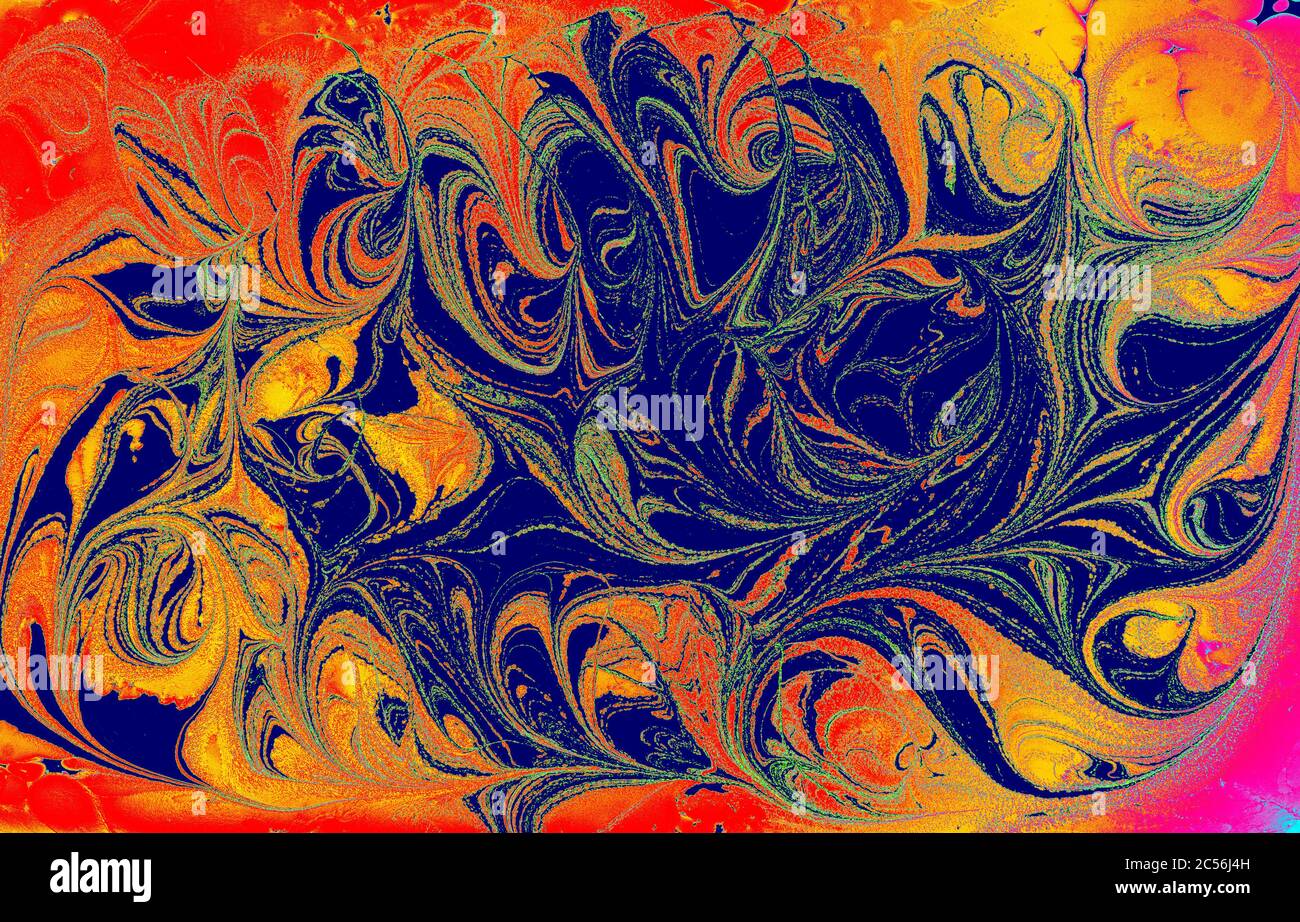 Abstract marbling pattern for fabric, design. Creative marbling ...