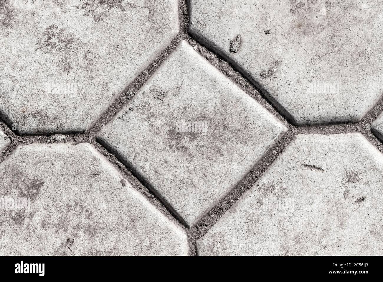 Surface of gray concrete paving slabs closeup Stock Photo - Alamy