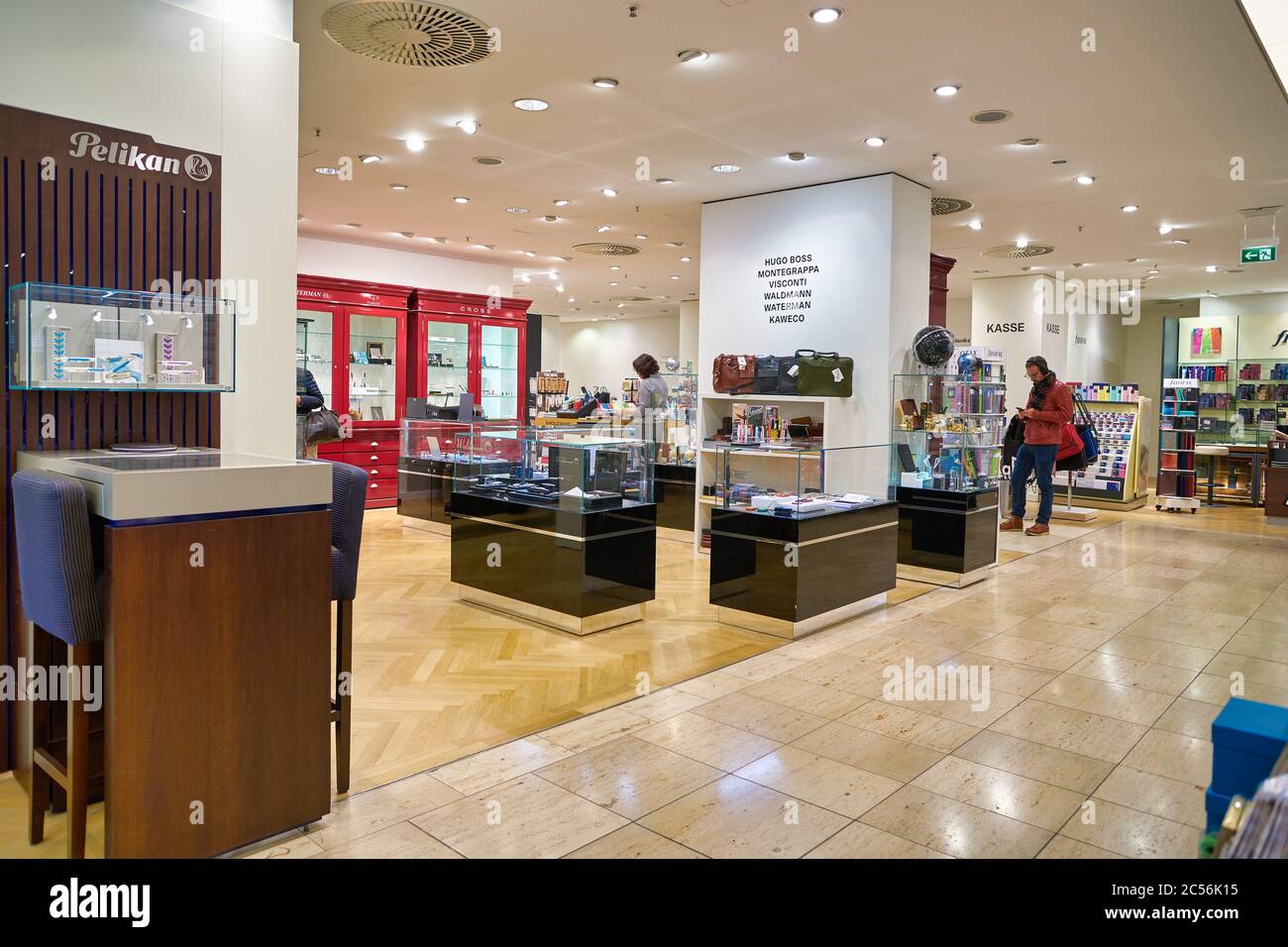 BERLIN, GERMANY - CIRCA SEPTEMBER, 2019: interior shot of the Kaufhaus ...
