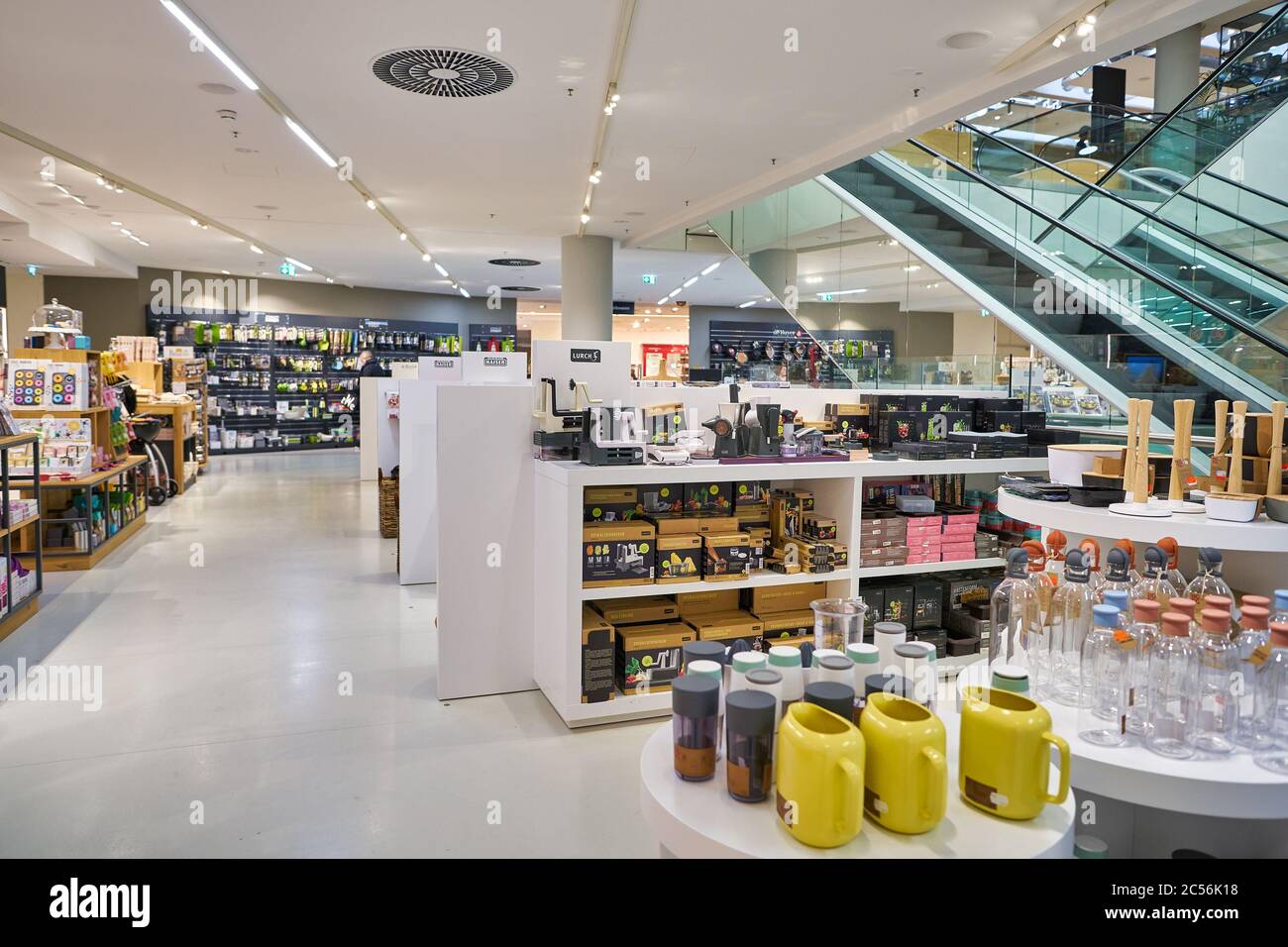 BERLIN, GERMANY - CIRCA SEPTEMBER, 2019: interior shot of the Kaufhaus ...