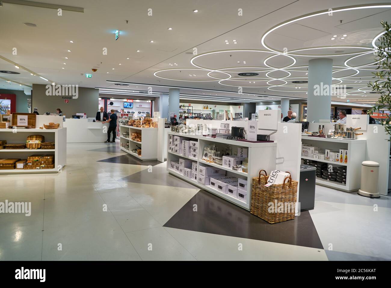 BERLIN, GERMANY - CIRCA SEPTEMBER, 2019: interior shot of the Kaufhaus ...