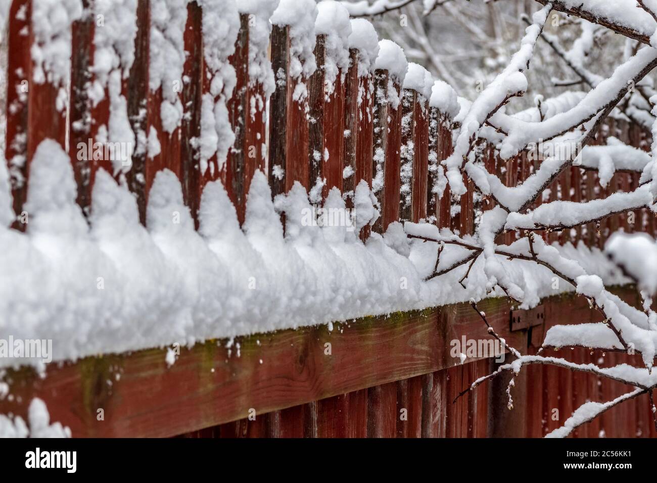 Freshly painted fence hi-res stock photography and images - Alamy