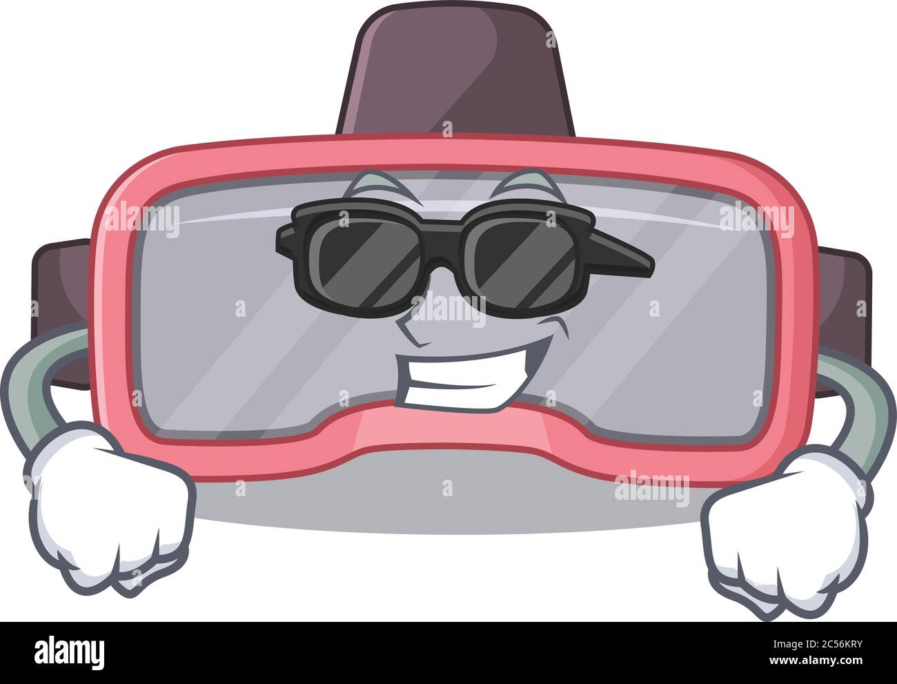 Fabulous vr glasses cartoon character wearing classy black glasses ...