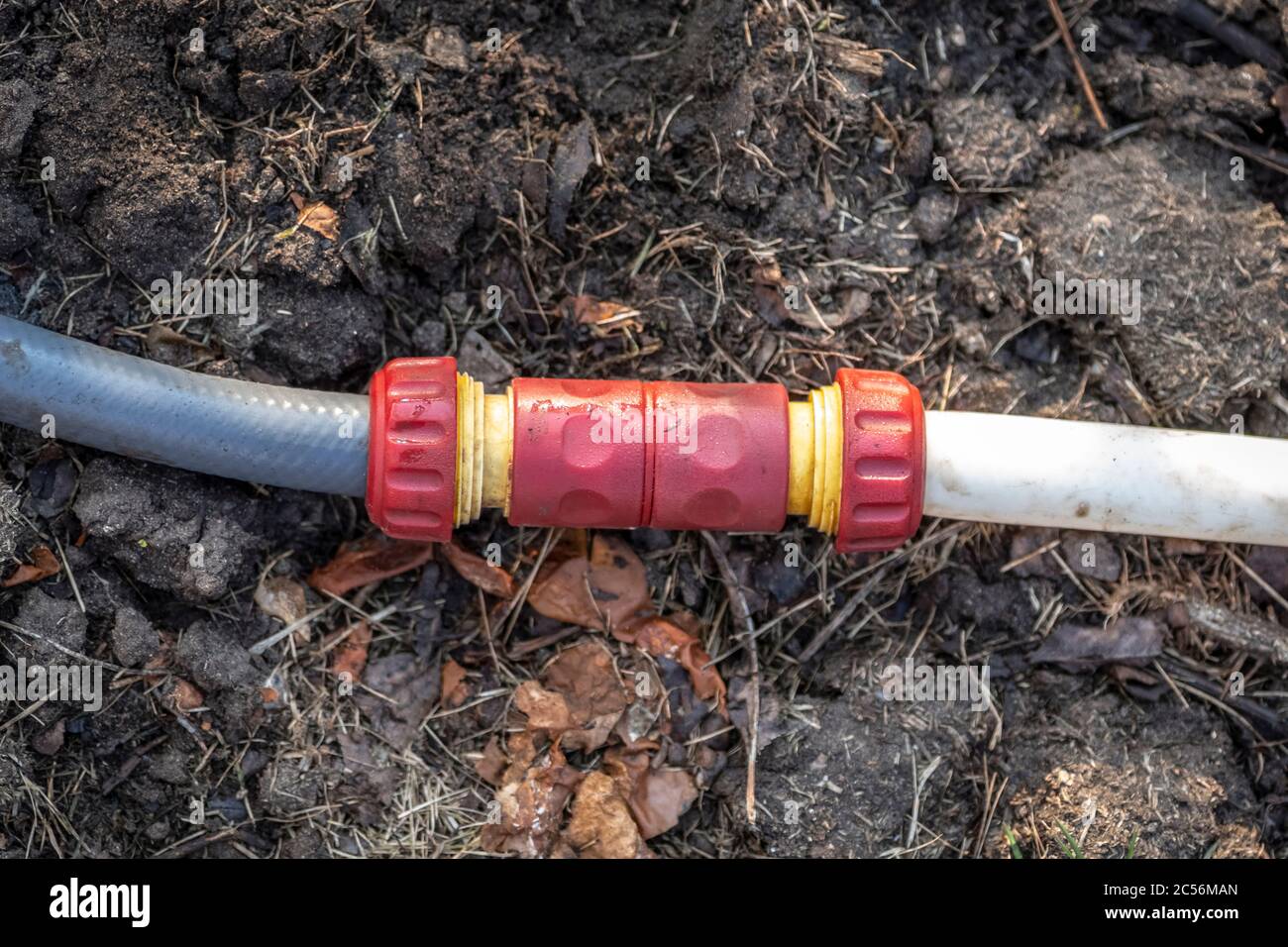 Joint in plastic water pipe hi-res stock photography and images - Alamy