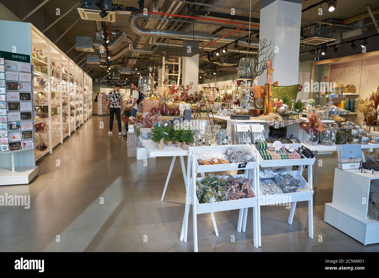 BERLIN, GERMANY - CIRCA SEPTEMBER, 2019: interior shot of Depot store ...