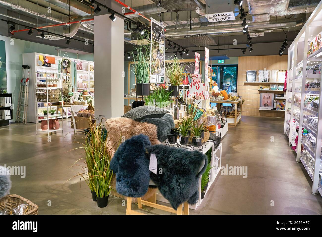BERLIN, GERMANY - CIRCA SEPTEMBER, 2019: interior shot of Depot store ...