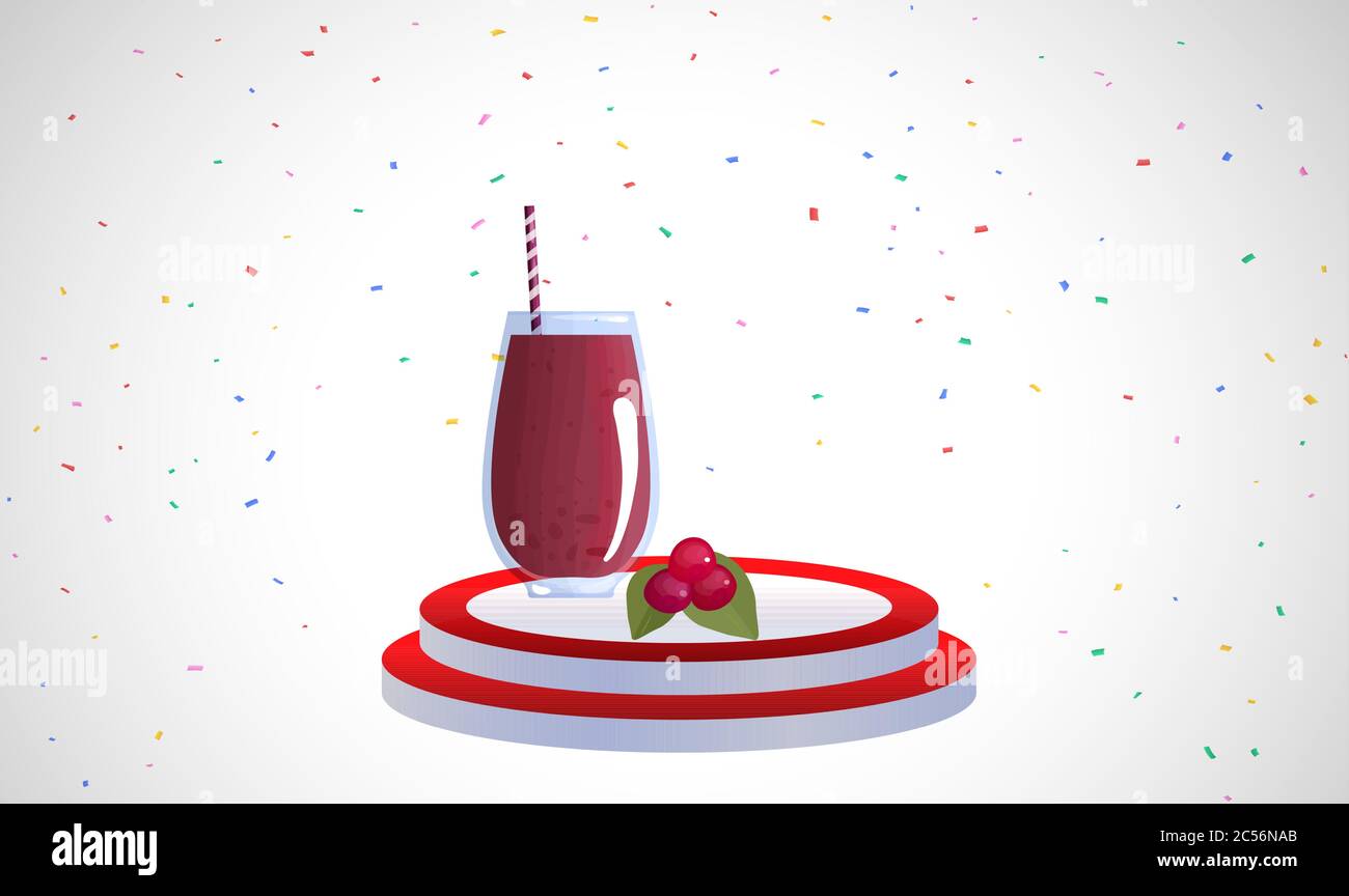 Currant strawberry juice Stock Vector Images - Alamy