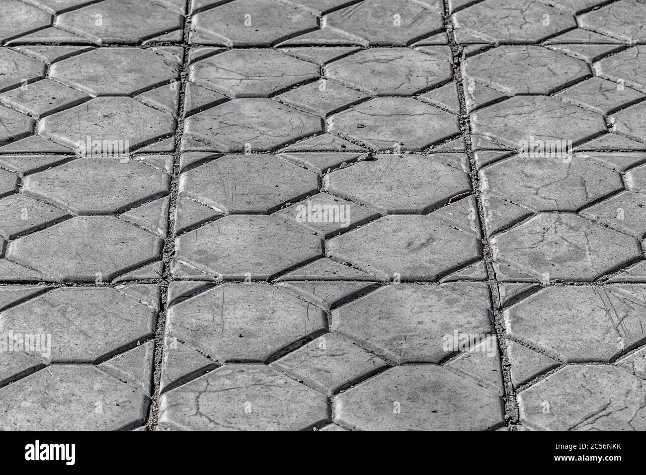 Surface of gray concrete paving slabs closeup Stock Photo - Alamy