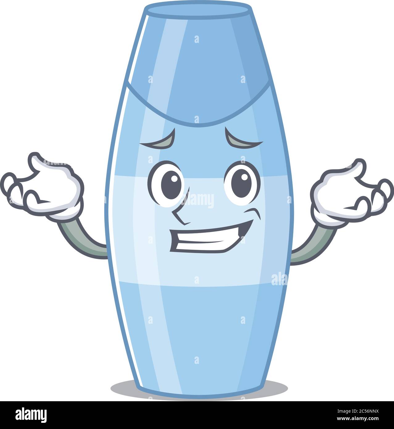 A sweet picture of grinning shampoo caricature design style Stock ...