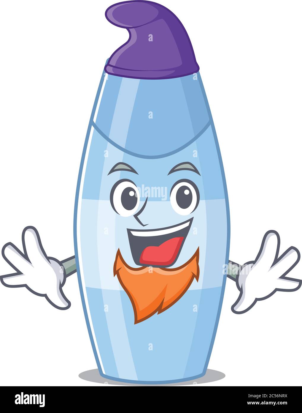 A gorgeous cartoon design of shampoo as an Elf fairytale character ...
