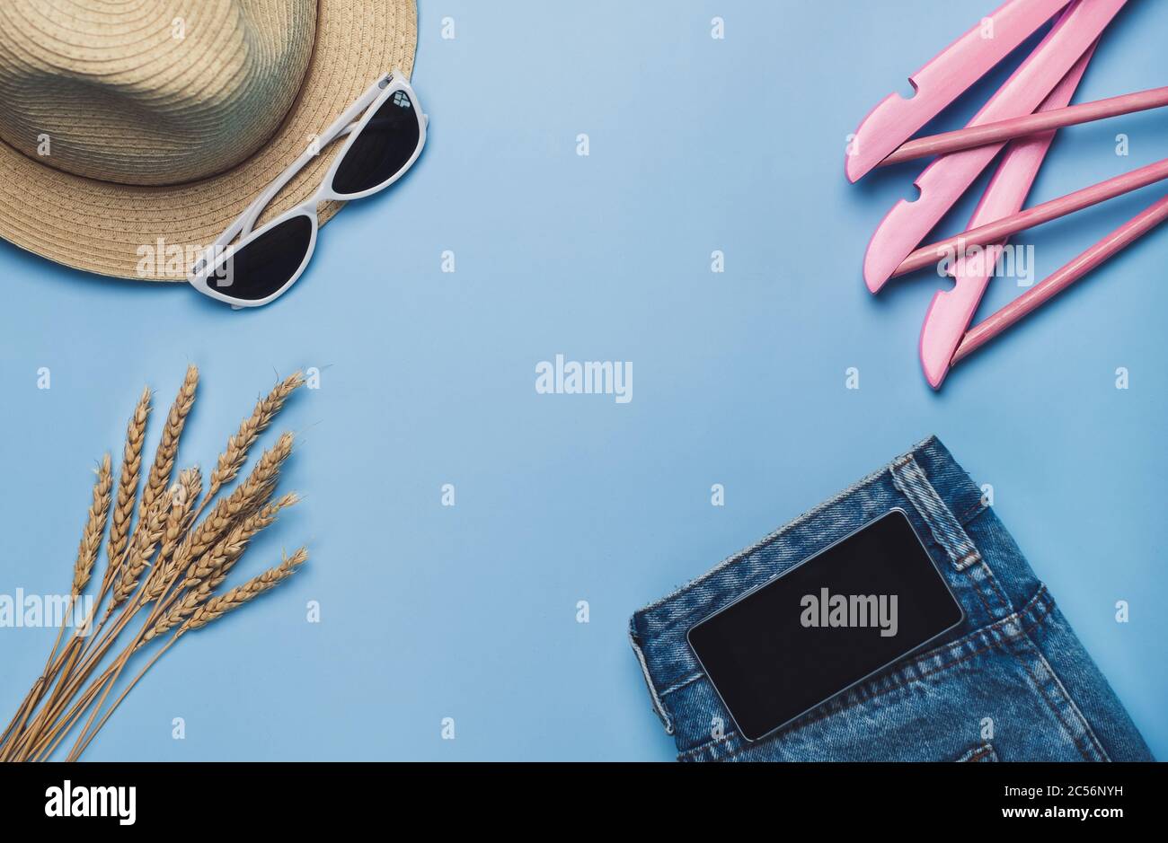Summer layout, concept of vacation Stock Photo - Alamy