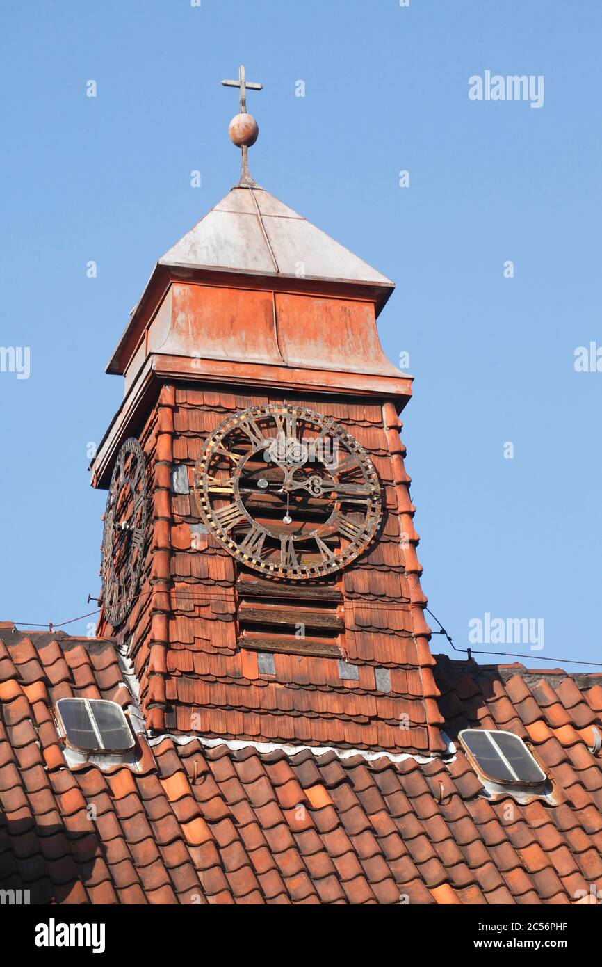 Old clock tower, Bremen, Germany, Europe Stock Photo - Alamy