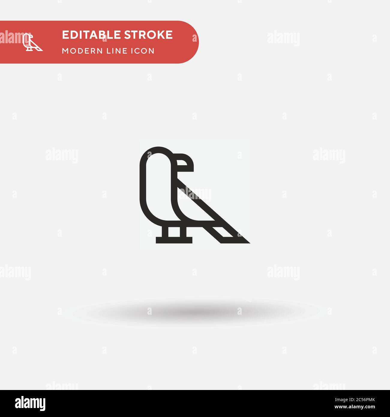 Raven Simple vector icon. Illustration symbol design template for web ...