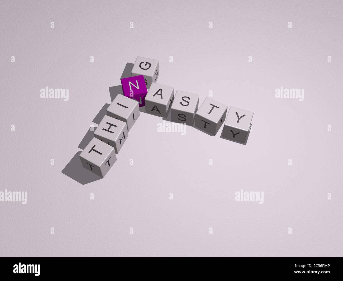 combination of nasty thing built by cubic letters from the top ...