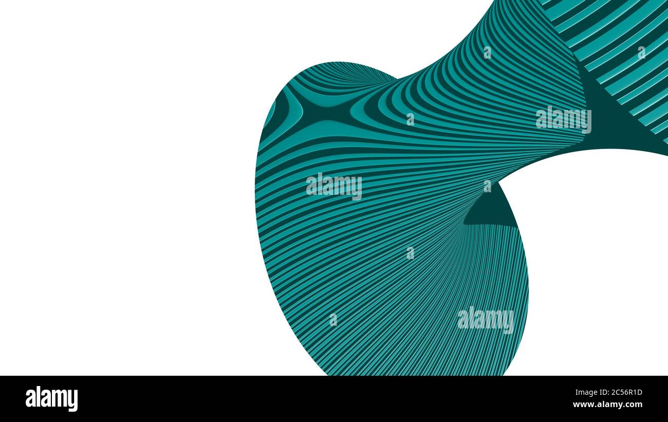 3D illustration of a textured background in dark cyan color and white ...